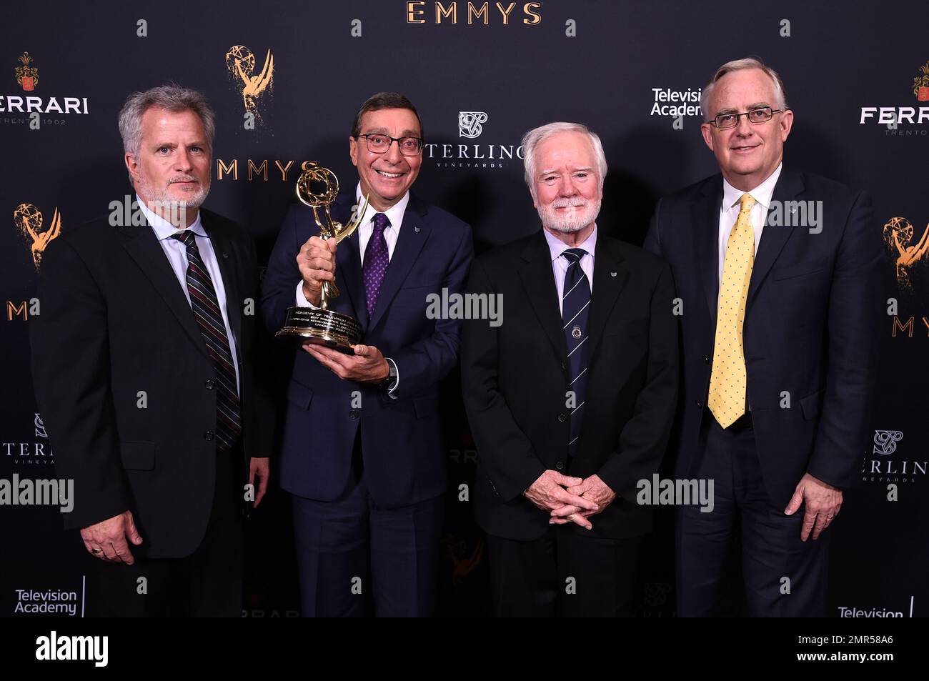 Tim Smith, from left, Elliot Peck, Larry Thorpe, and Scott Antaya pose ...