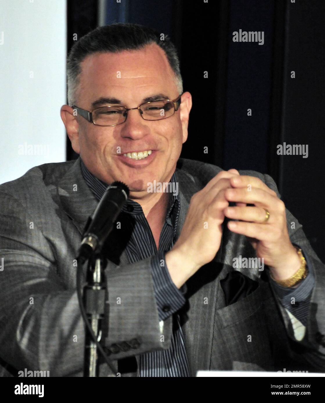John Gotti, Jr at the Gotti press conference at the Sheraton New York ...
