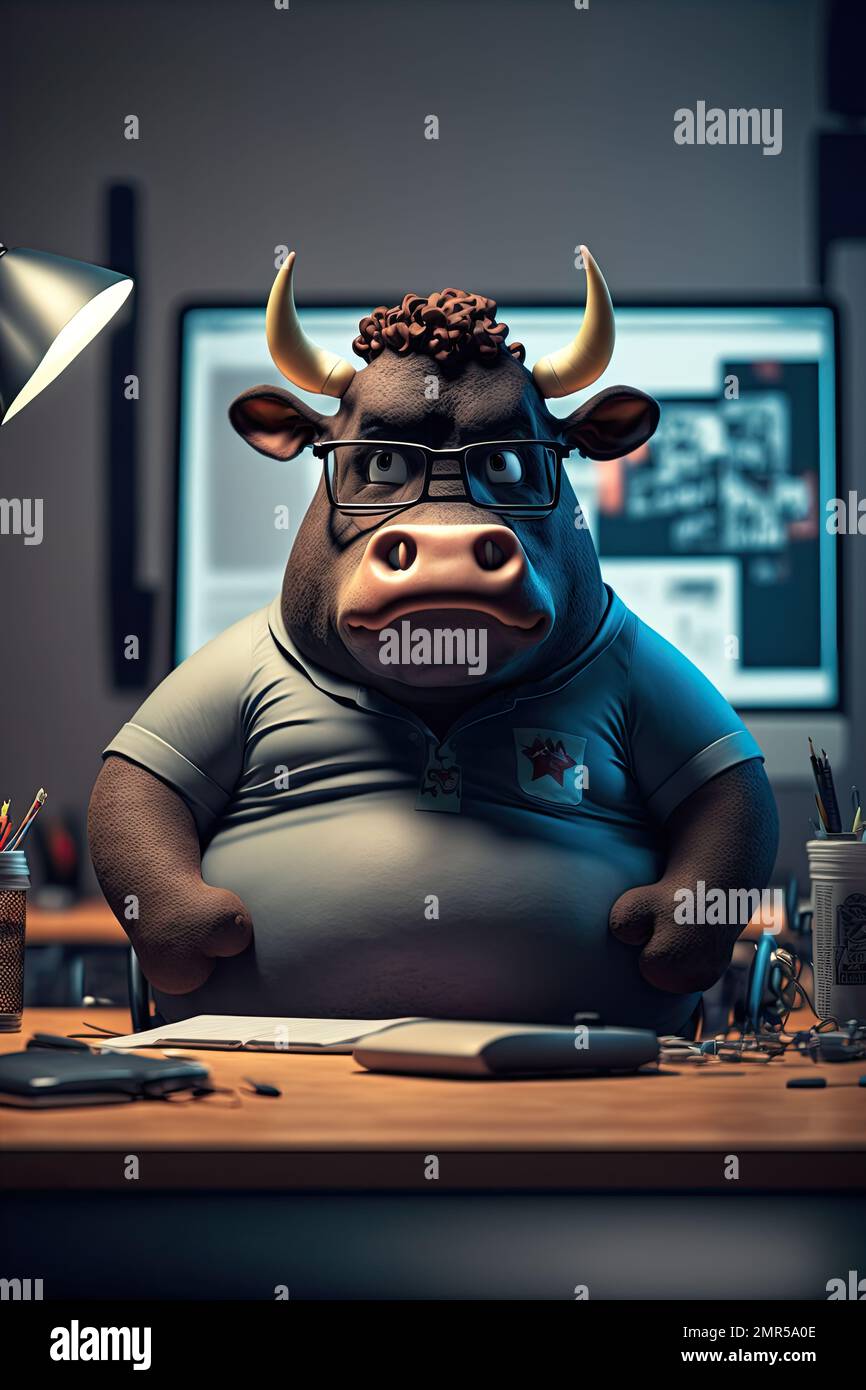 Office cow hi-res stock photography and images - Alamy