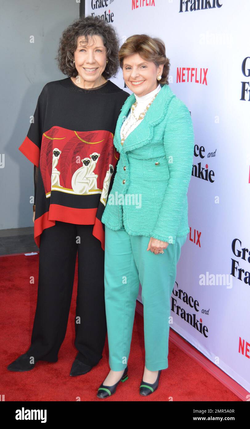 Lily Tomlin and Gloria Allred attend the premiere of 'Grace and Frankie ...