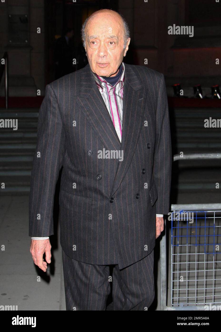 Mohamed Al-Fayed leaves the Victoria & Albert Museum after a private ...