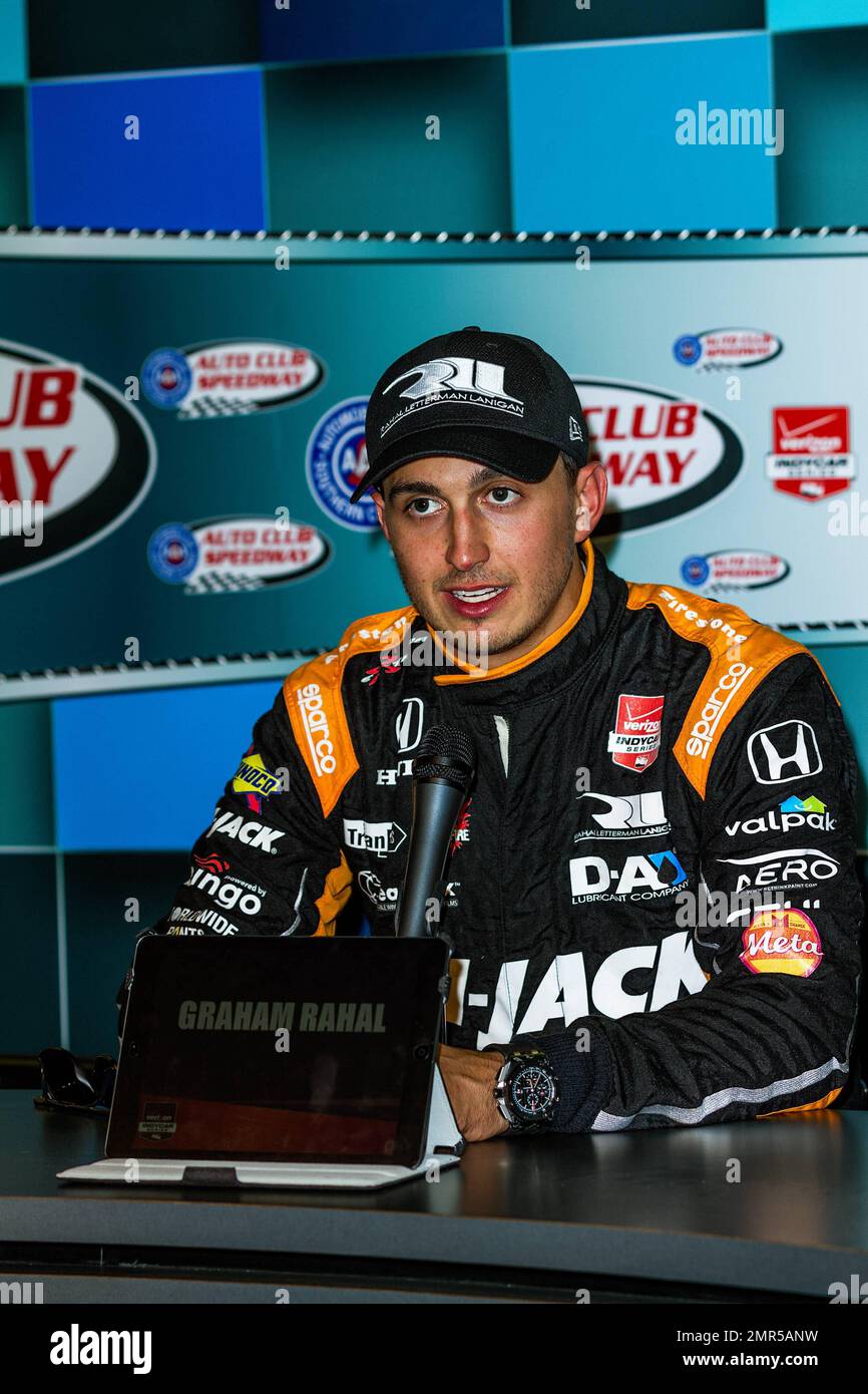 Graham Rahal, driving the No. 15 Mi-Jack Honda for Rahal Letterman ...