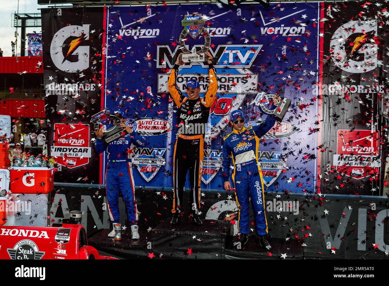 Graham Rahal, driving the No. 15 Mi-Jack Honda for Rahal Letterman ...