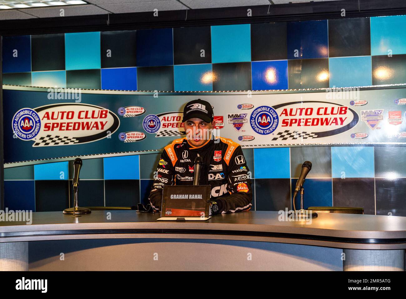 Graham Rahal, driving the No. 15 Mi-Jack Honda for Rahal Letterman ...