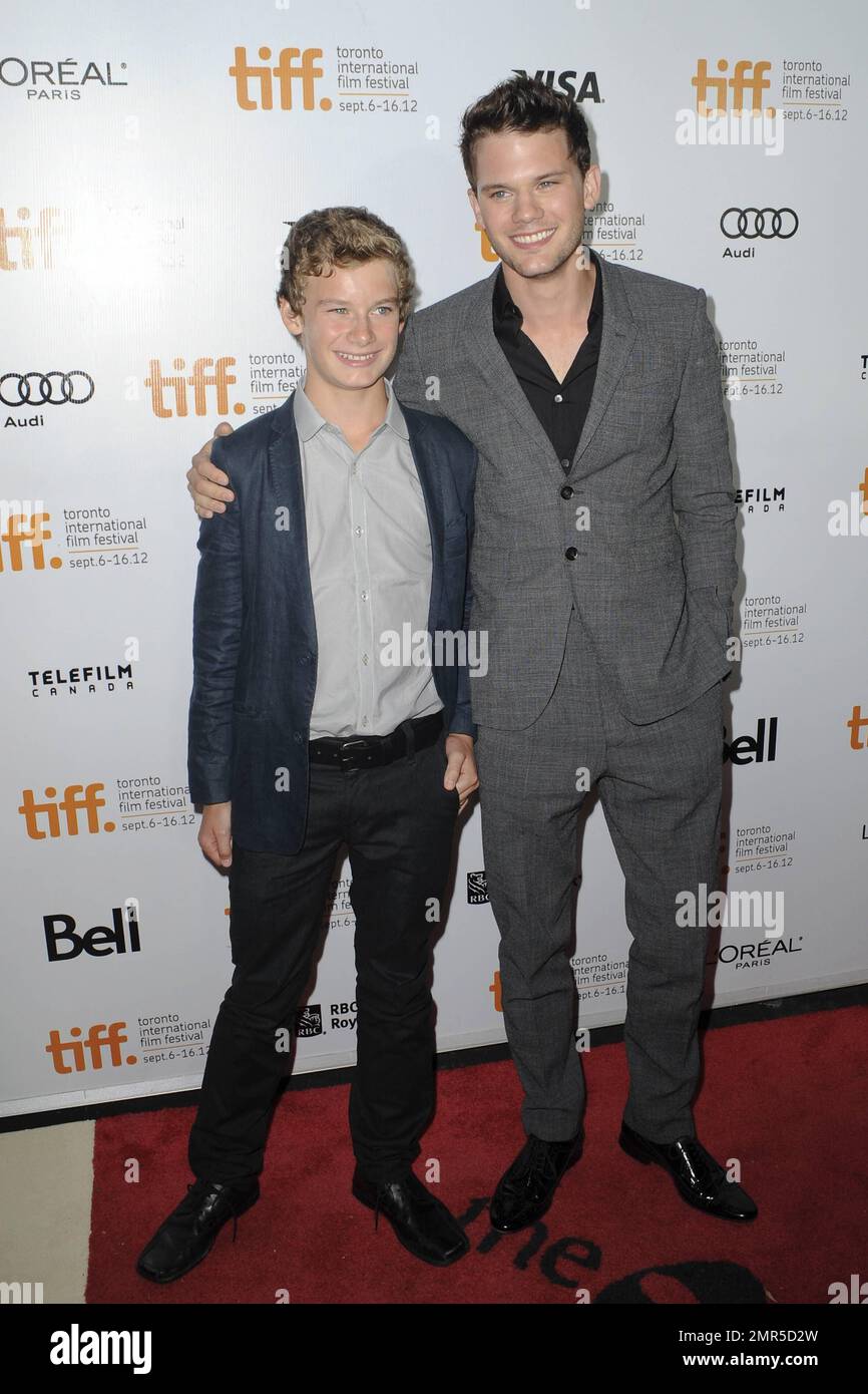 Toby Irvine and Jeremy Irvine at the "Great Expectations" Premiere ...