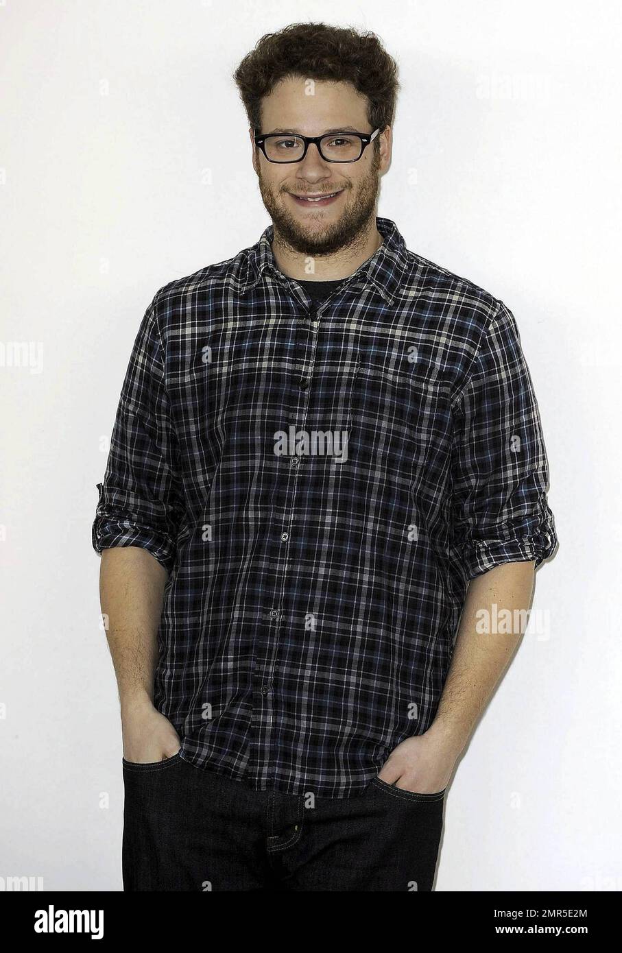 Seth Rogen at the photocall for "The Green Hornet" at the Exedra Hotel ...
