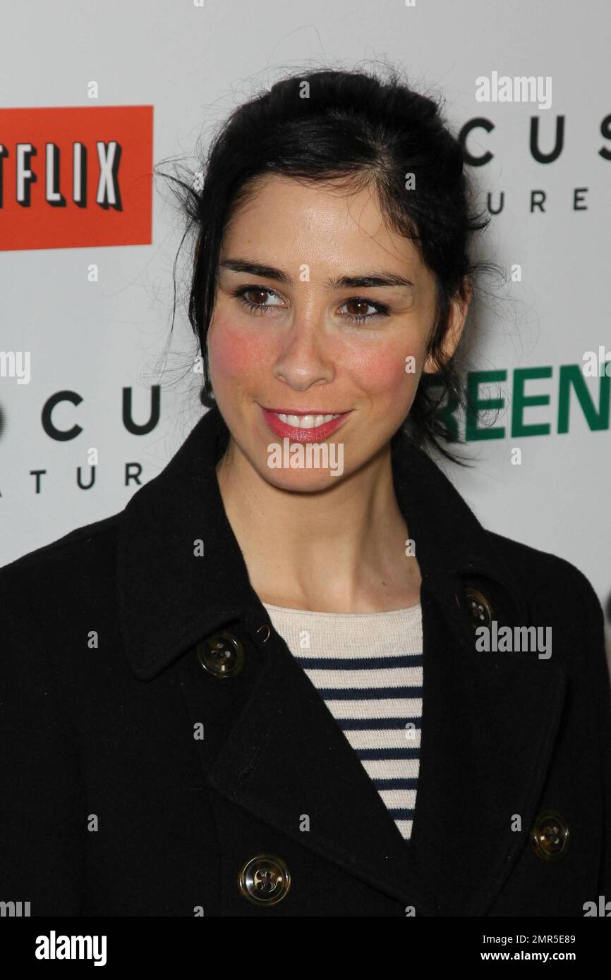 Sarah Silverman arrives at the Los Angeles premiere of Greenberg at the ...