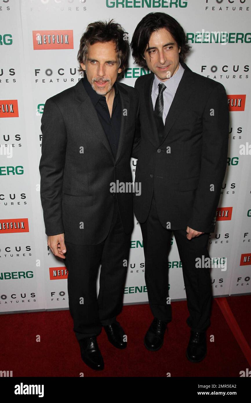 Ben Stiller & Noah Baumbach arrive to the Los Angeles premiere of ...