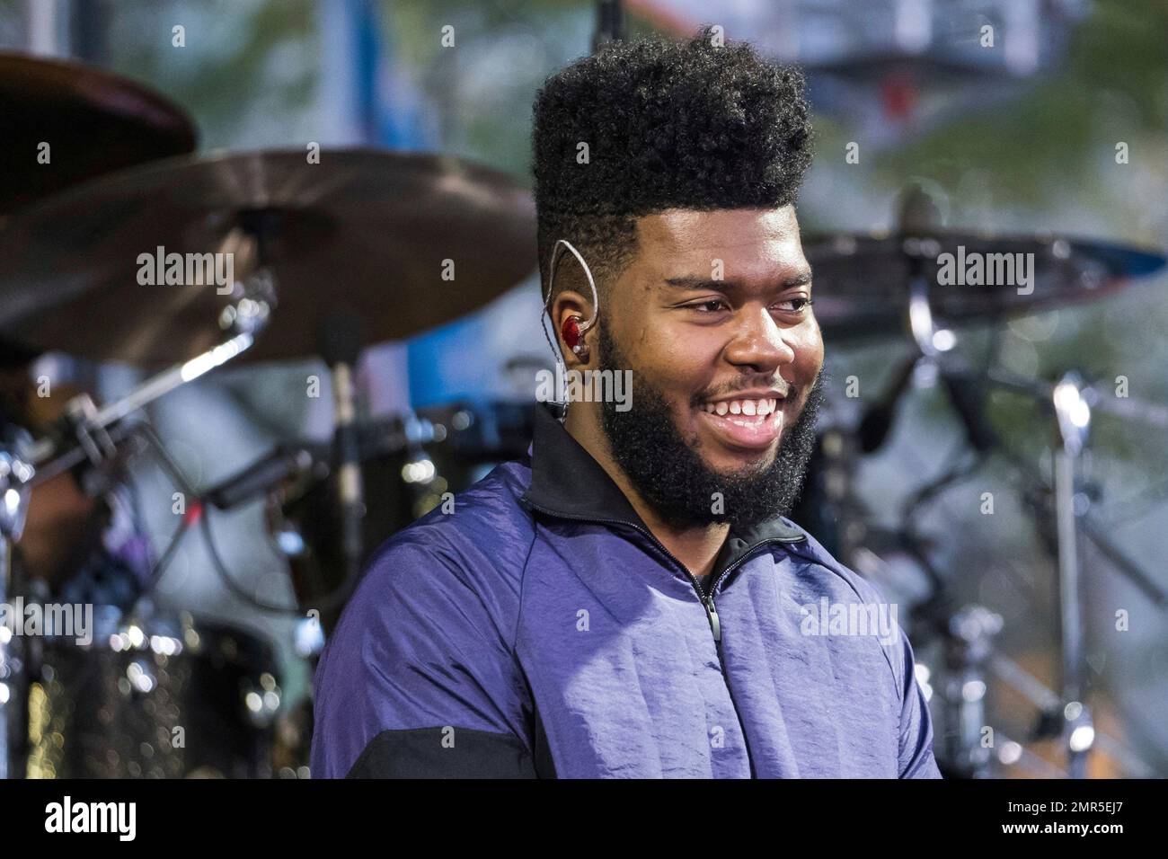 Khalid performs on NBC's "Today" show at Rockefeller Plaza on Wednesday ...