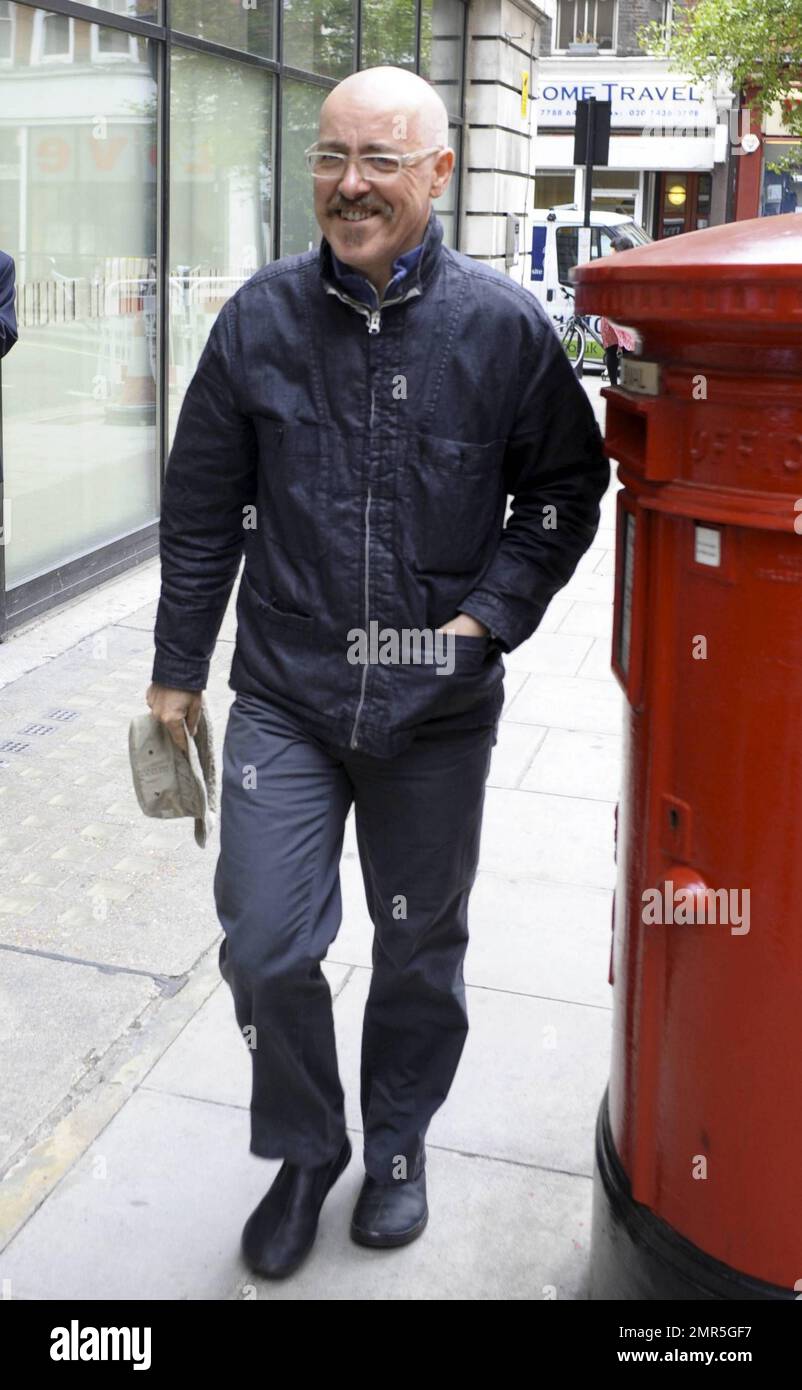Comedian and actor Griff Rhys Jones sports a bald head at the BBC in ...