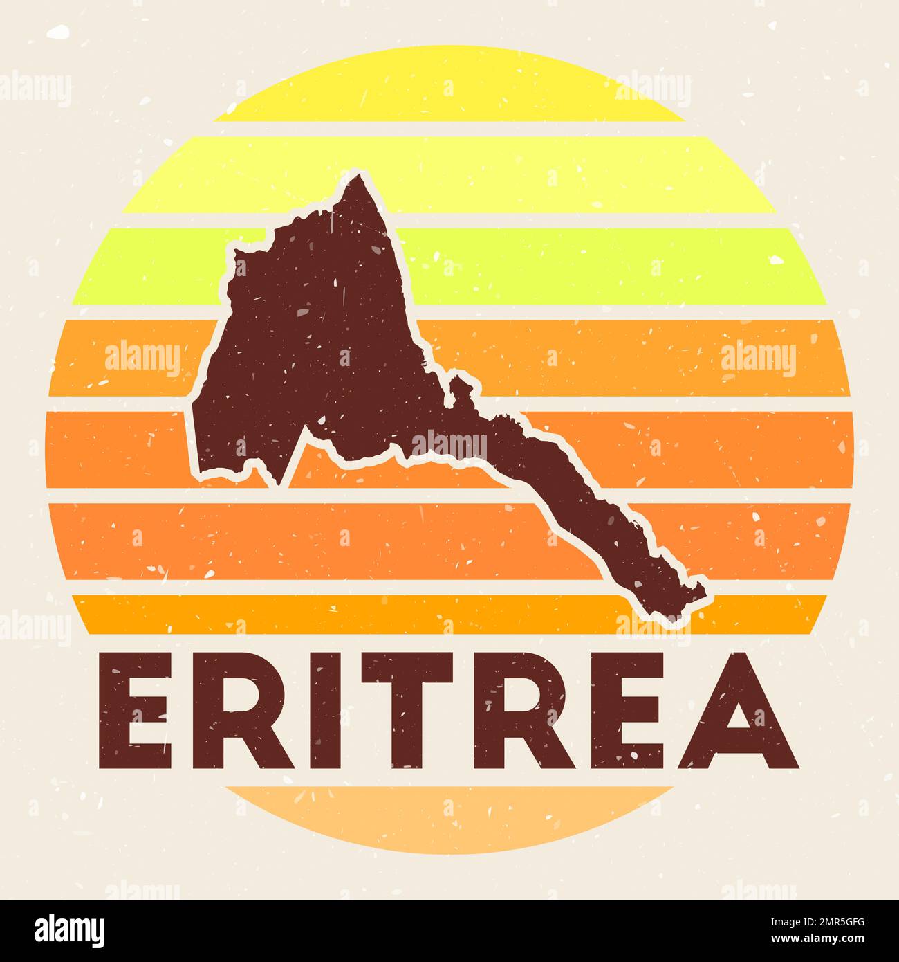 Eritrean flag map Stock Vector Images - Alamy