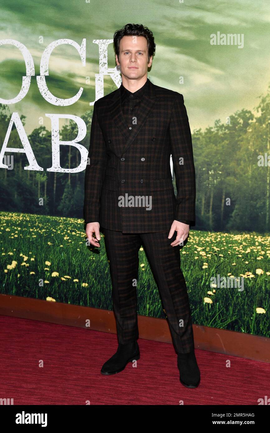 Jonathan Groff attends the "Knock at the Cabin" world premiere at Jazz ...