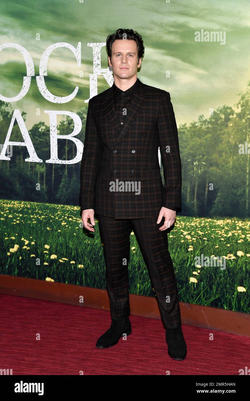 Jonathan Groff attends the "Knock at the Cabin" world premiere at Jazz ...