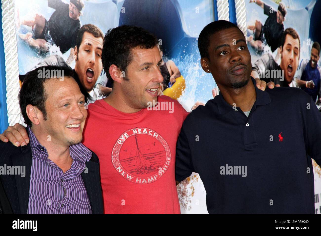 Rob Schneider, Adam Sandler, and Chris Rock attends a special screening ...