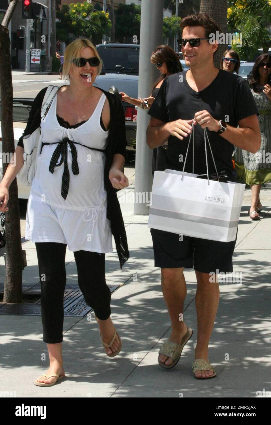 - Ioan Gruffudd and his pregnant wife Alice Evans spend the day ...