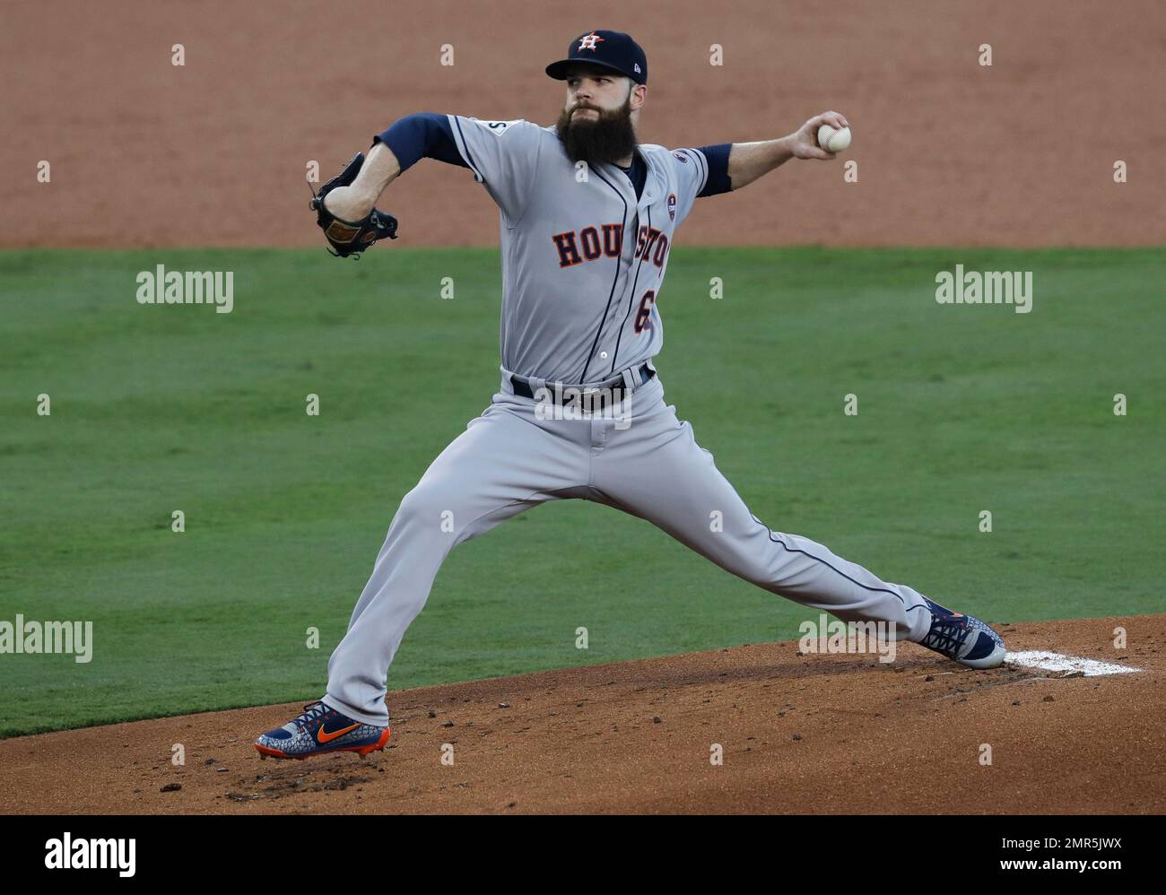 Houston Astros catcher Juan Centeno throws during the first inning of ...