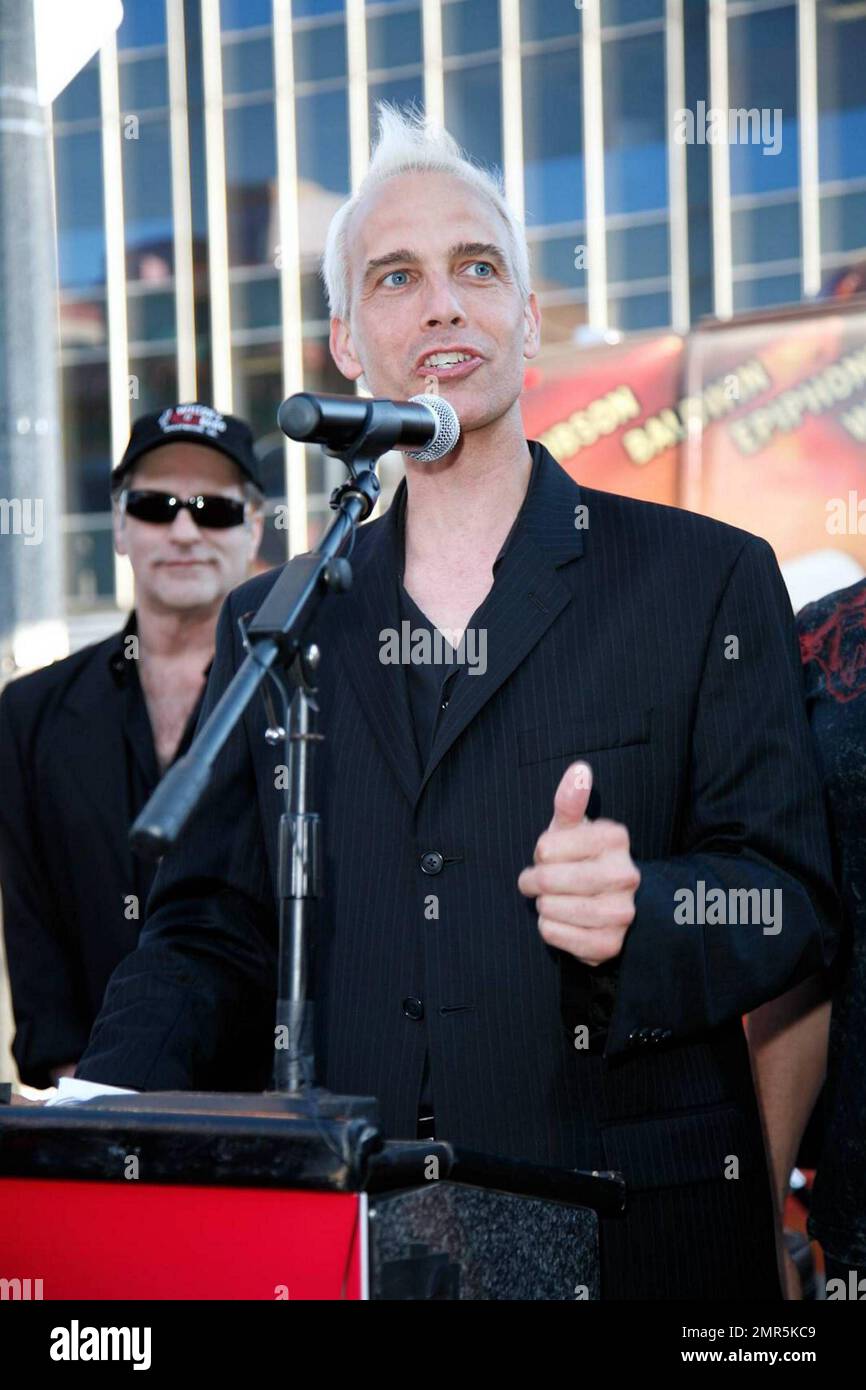 West Hollywood mayor John Heilman at the official unveiling of ...