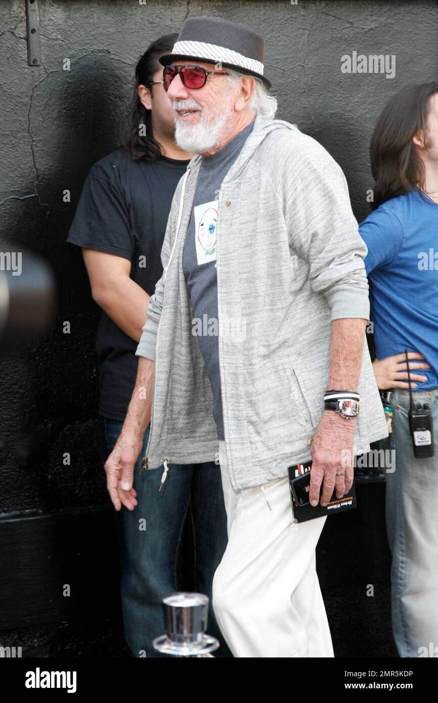 Lou Adler at the official unveiling of Guitartown on the Sunset Strip ...
