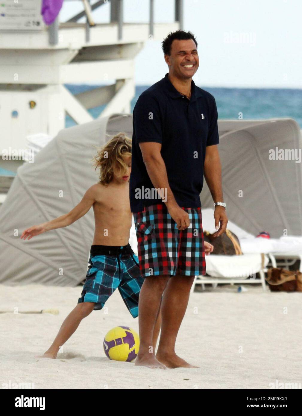 EXCLUSIVE!! Soccer player Ruud Gullet, wife Estelle Cruijff and son ...