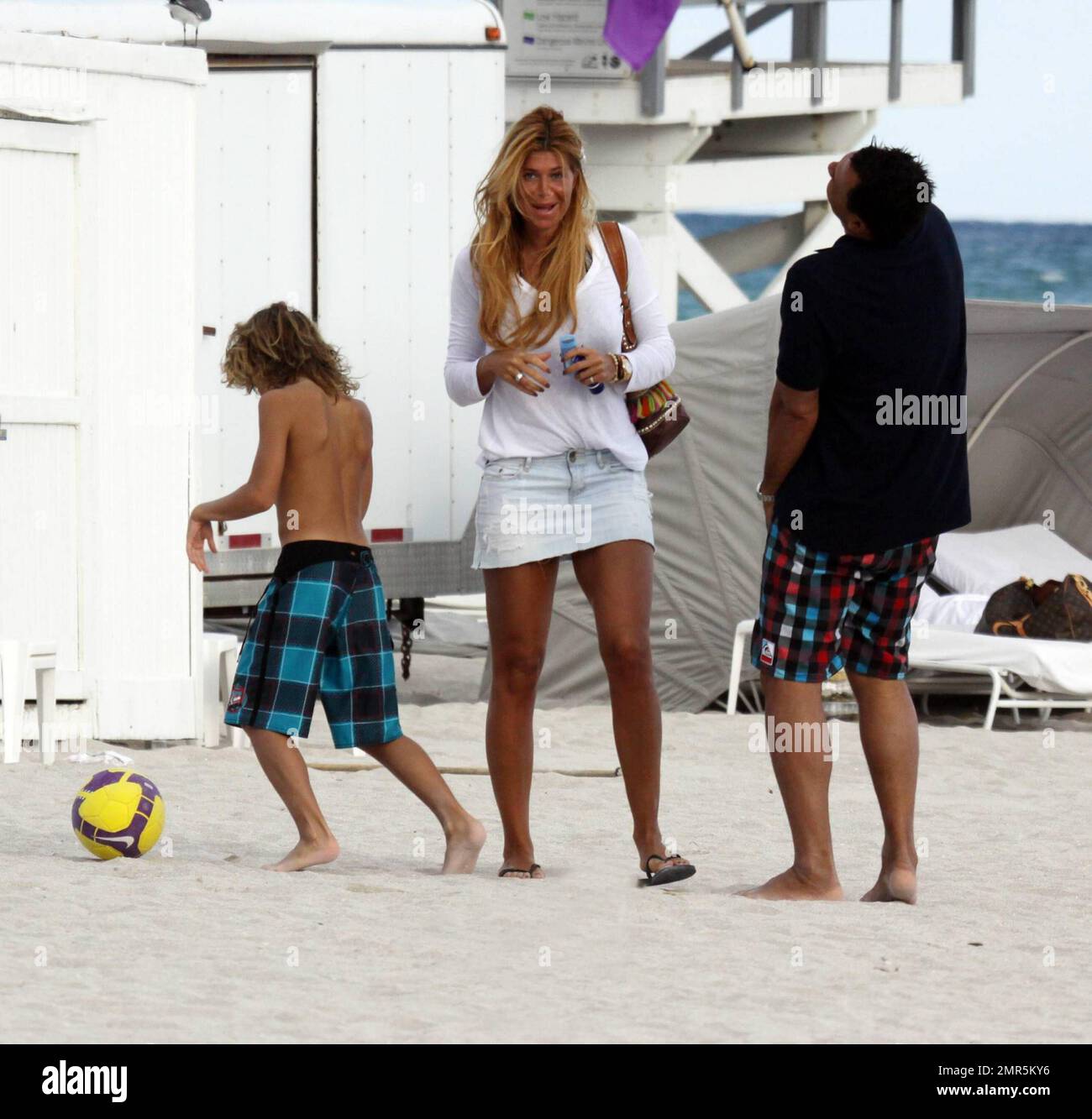 EXCLUSIVE!! Soccer player Ruud Gullet, wife Estelle Cruijff and son ...
