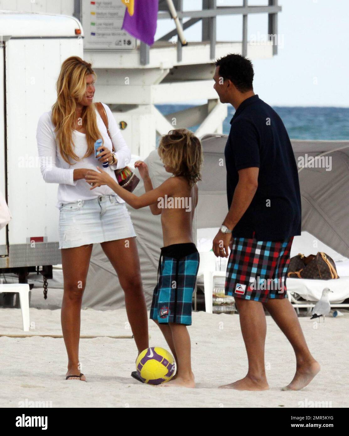 EXCLUSIVE!! Soccer player Ruud Gullet, wife Estelle Cruijff and son ...