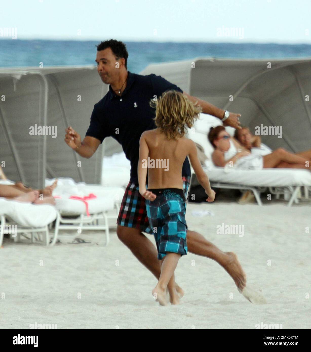 EXCLUSIVE!! Soccer player Ruud Gullet, wife Estelle Cruijff and son ...