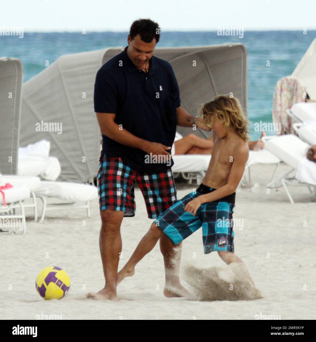 EXCLUSIVE!! Soccer player Ruud Gullet, wife Estelle Cruijff and son ...