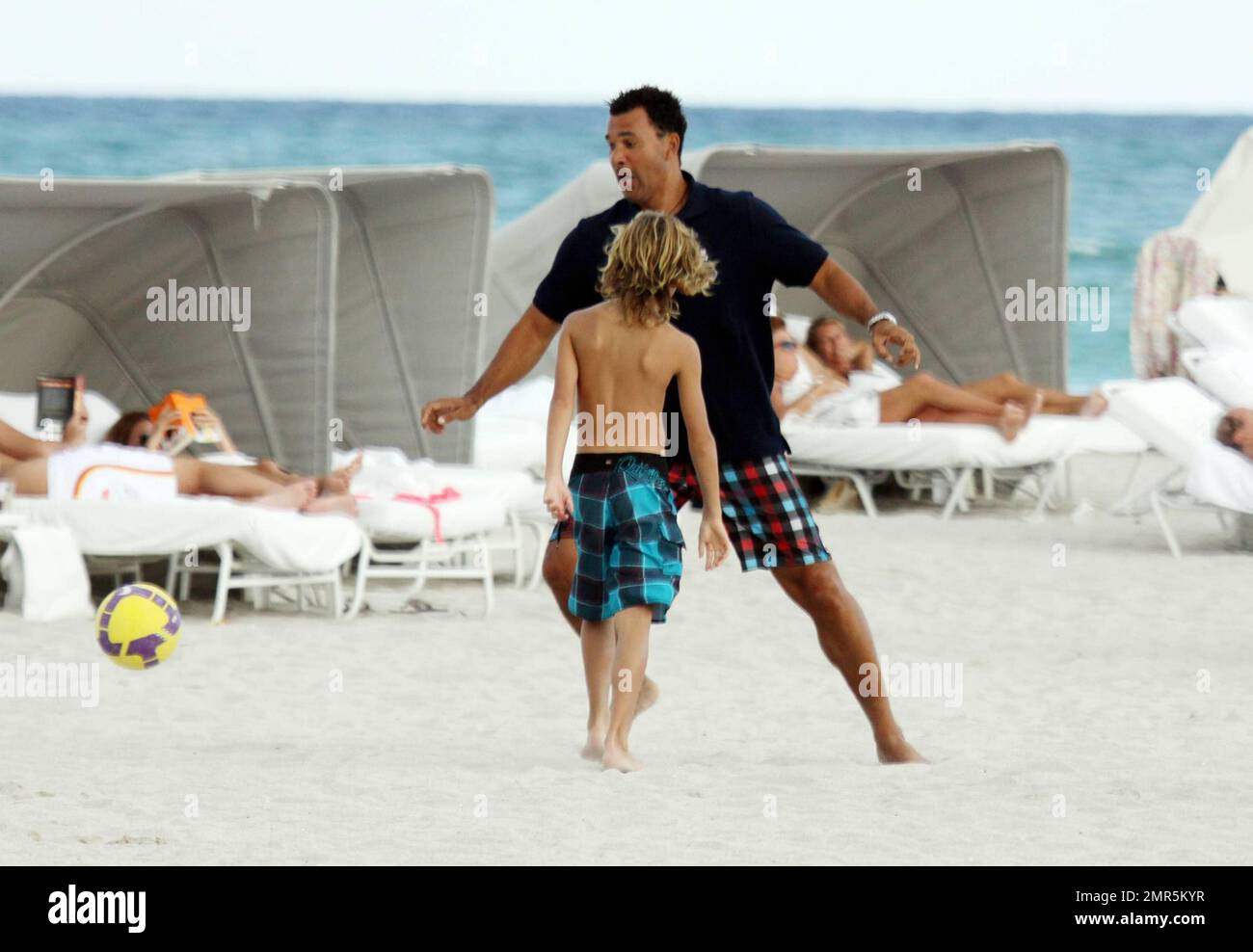 EXCLUSIVE!! Soccer player Ruud Gullet, wife Estelle Cruijff and son ...