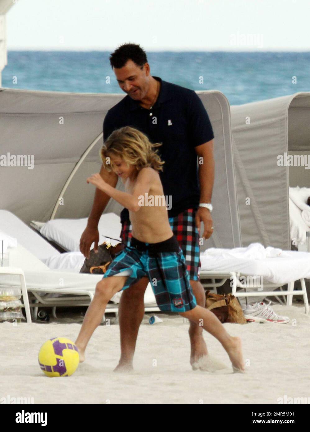 EXCLUSIVE!! Soccer player Ruud Gullet, wife Estelle Cruijff and son ...