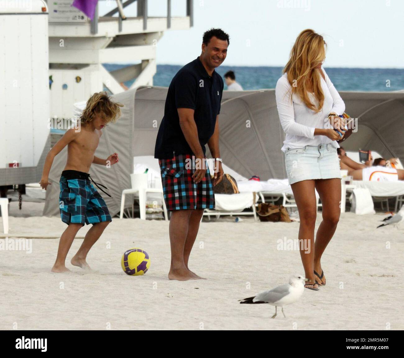 EXCLUSIVE!! Soccer player Ruud Gullet, wife Estelle Cruijff and son ...