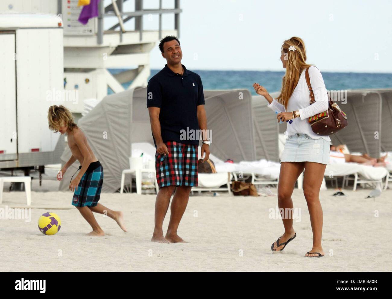 EXCLUSIVE!! Soccer player Ruud Gullet, wife Estelle Cruijff and son ...