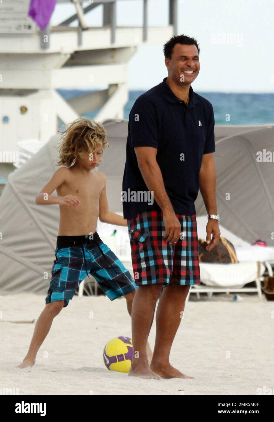 EXCLUSIVE!! Soccer player Ruud Gullet, wife Estelle Cruijff and son ...