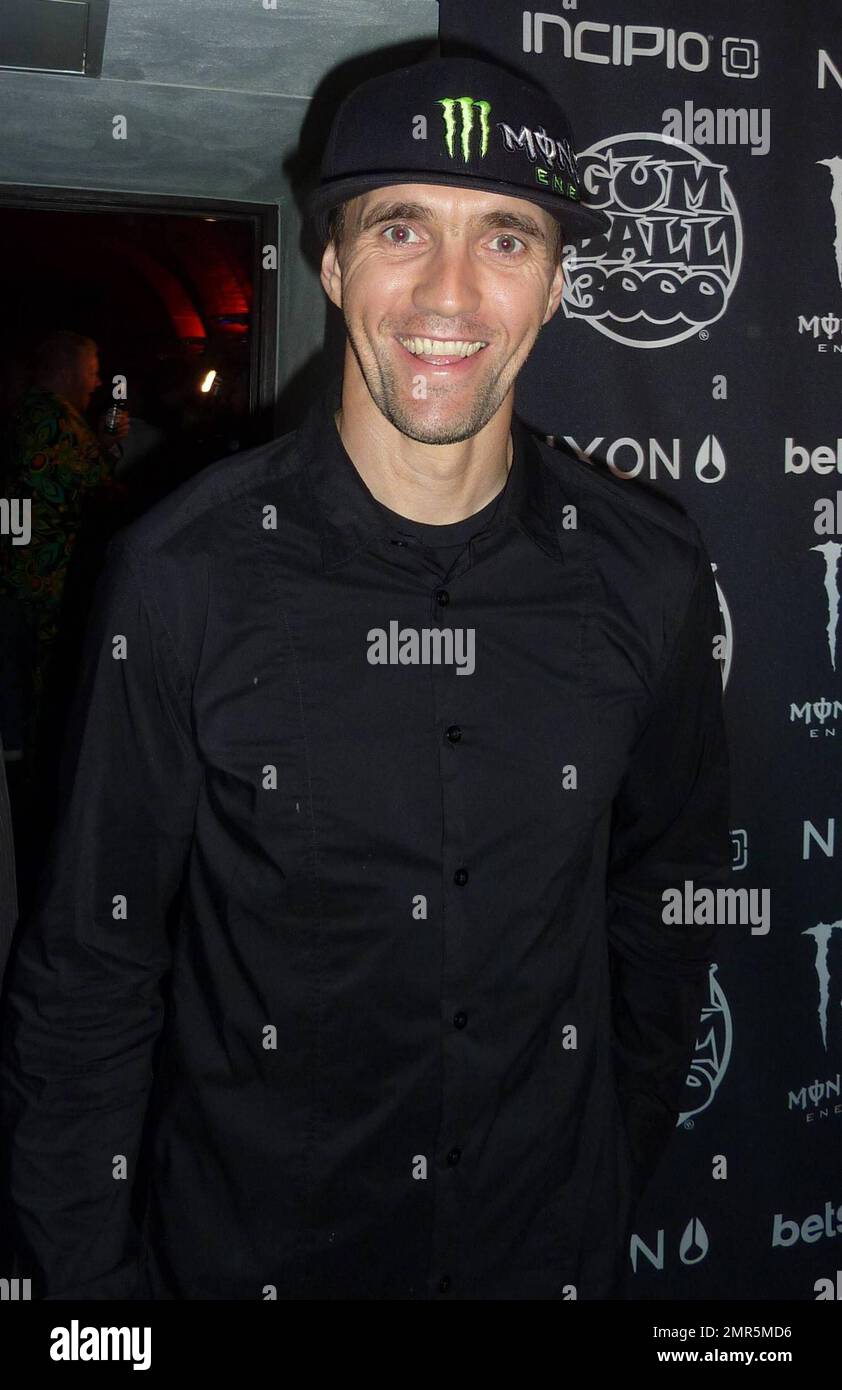 Jamie Bestwick parties at the Gumball 3000 Rally Race launch party held ...