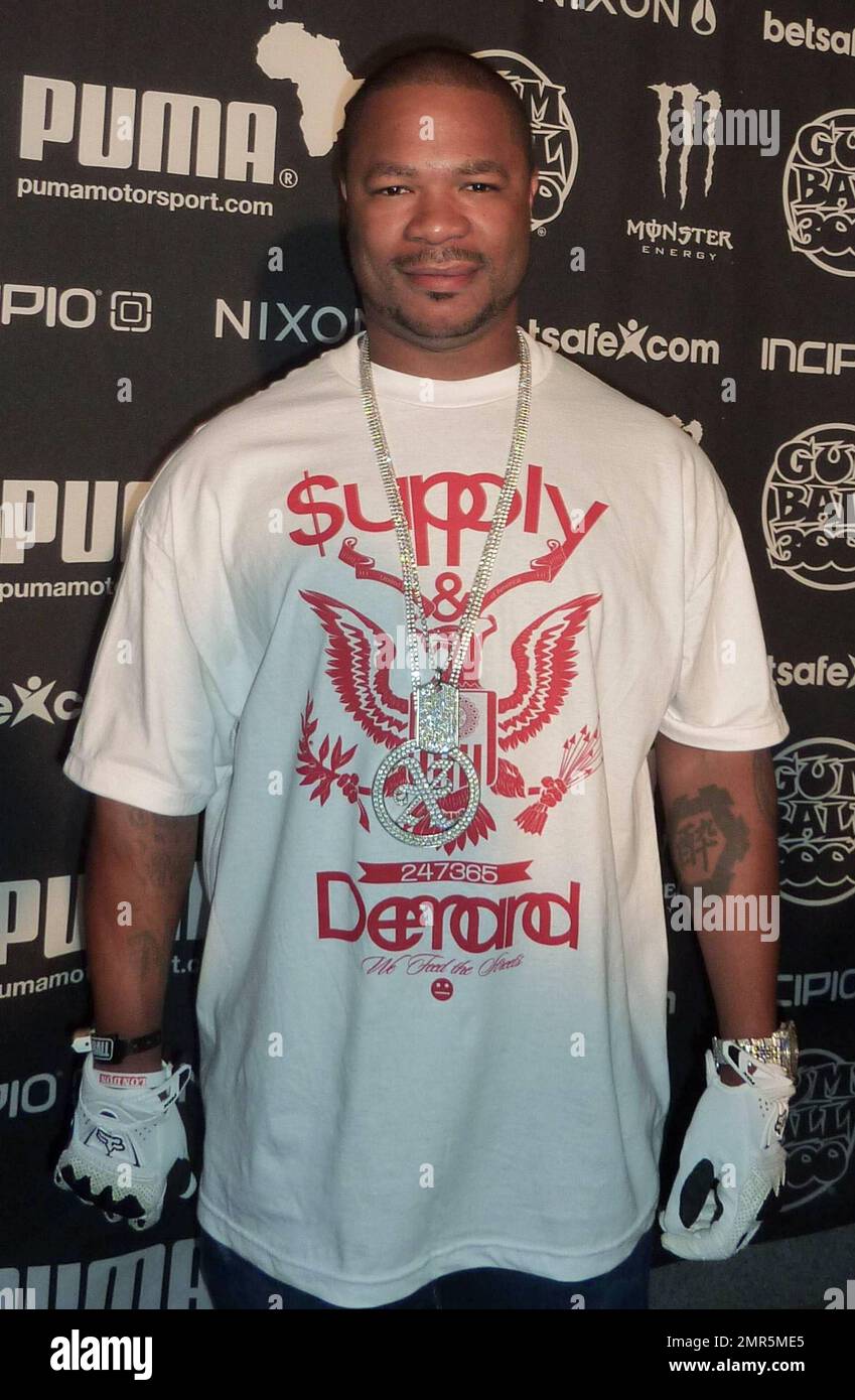 Rapper Xzibit parties at the Gumball 3000 Rally Race launch party held ...