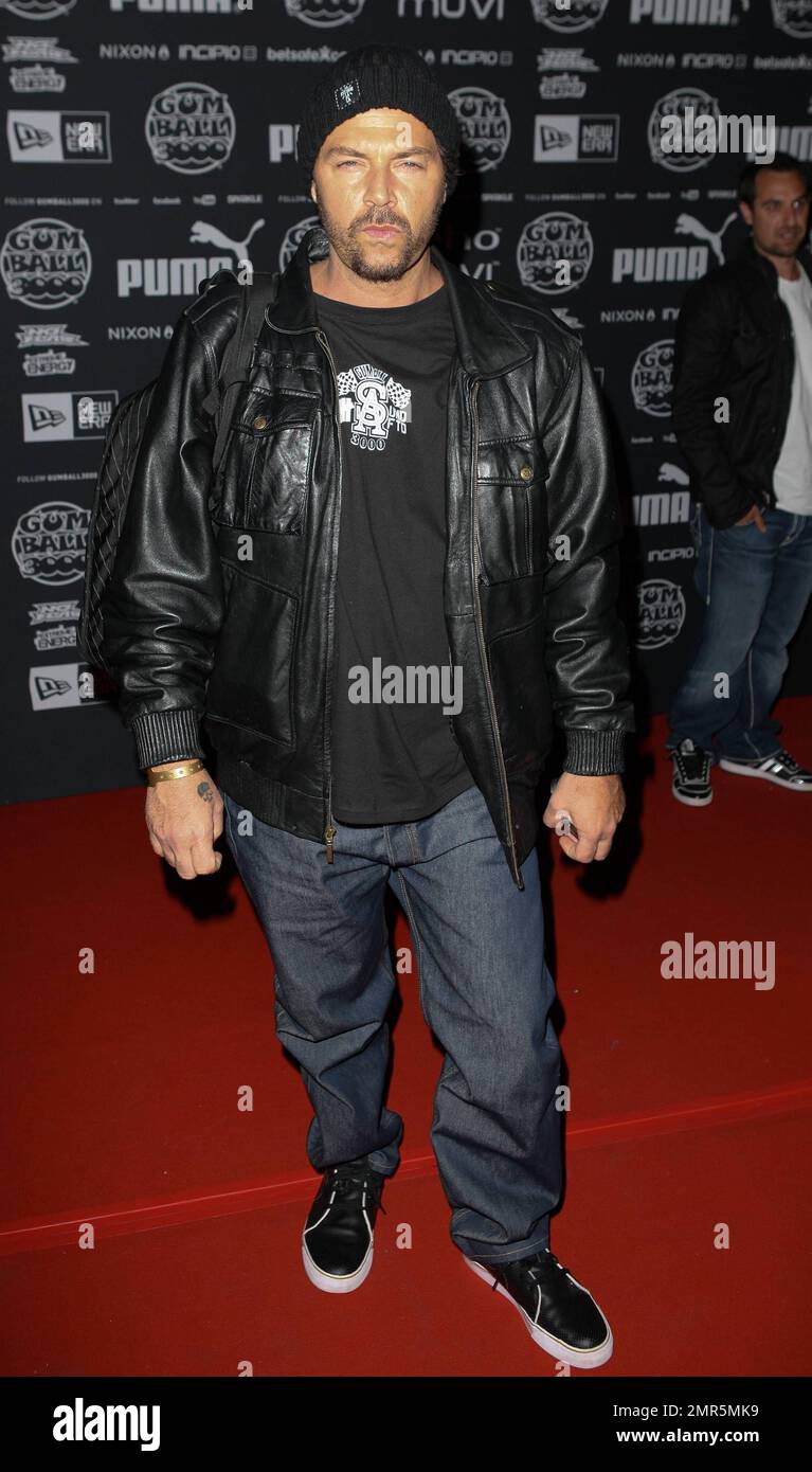 Cypress Hill's DJ Muggs at the Gumball 3000 launch party at the Playboy ...