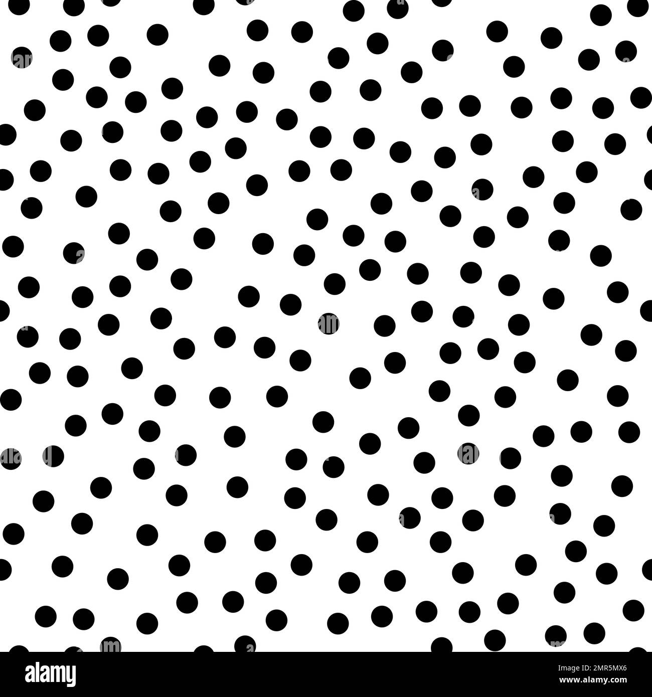 Random dotted seamless pattern. Simple geometric background in black ...