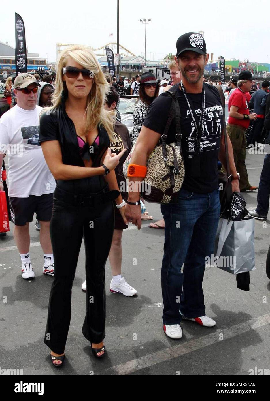 Exclusive!! Gretchen Rossi and Slade Smiley arrive at the Gumball 3000 ...