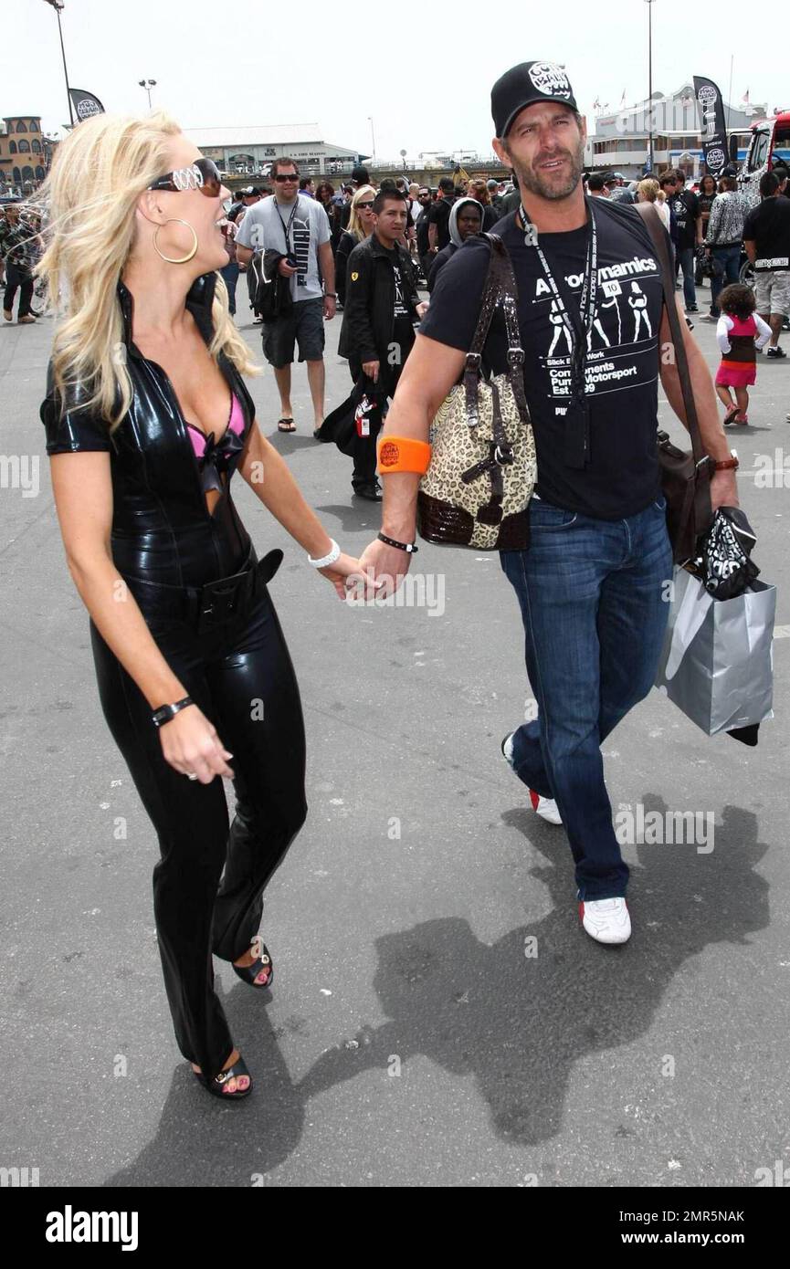 Exclusive!! Gretchen Rossi and Slade Smiley arrive at the Gumball 3000 ...