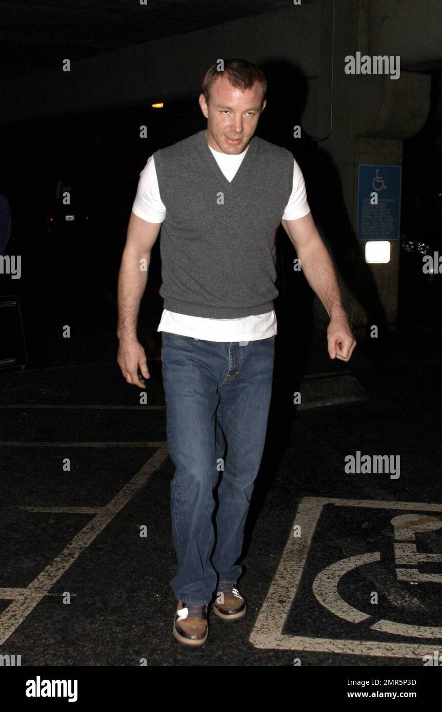 Guy Ritchie arrives at LAX after a flight from London. Madonna's ex was ...