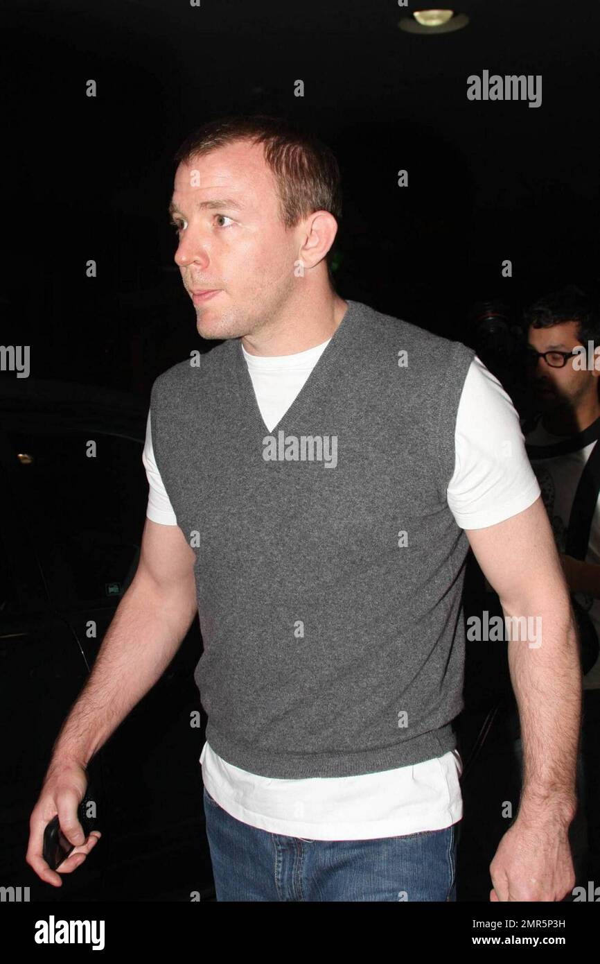 Guy Ritchie arrives at LAX after a flight from London. Madonna's ex was ...