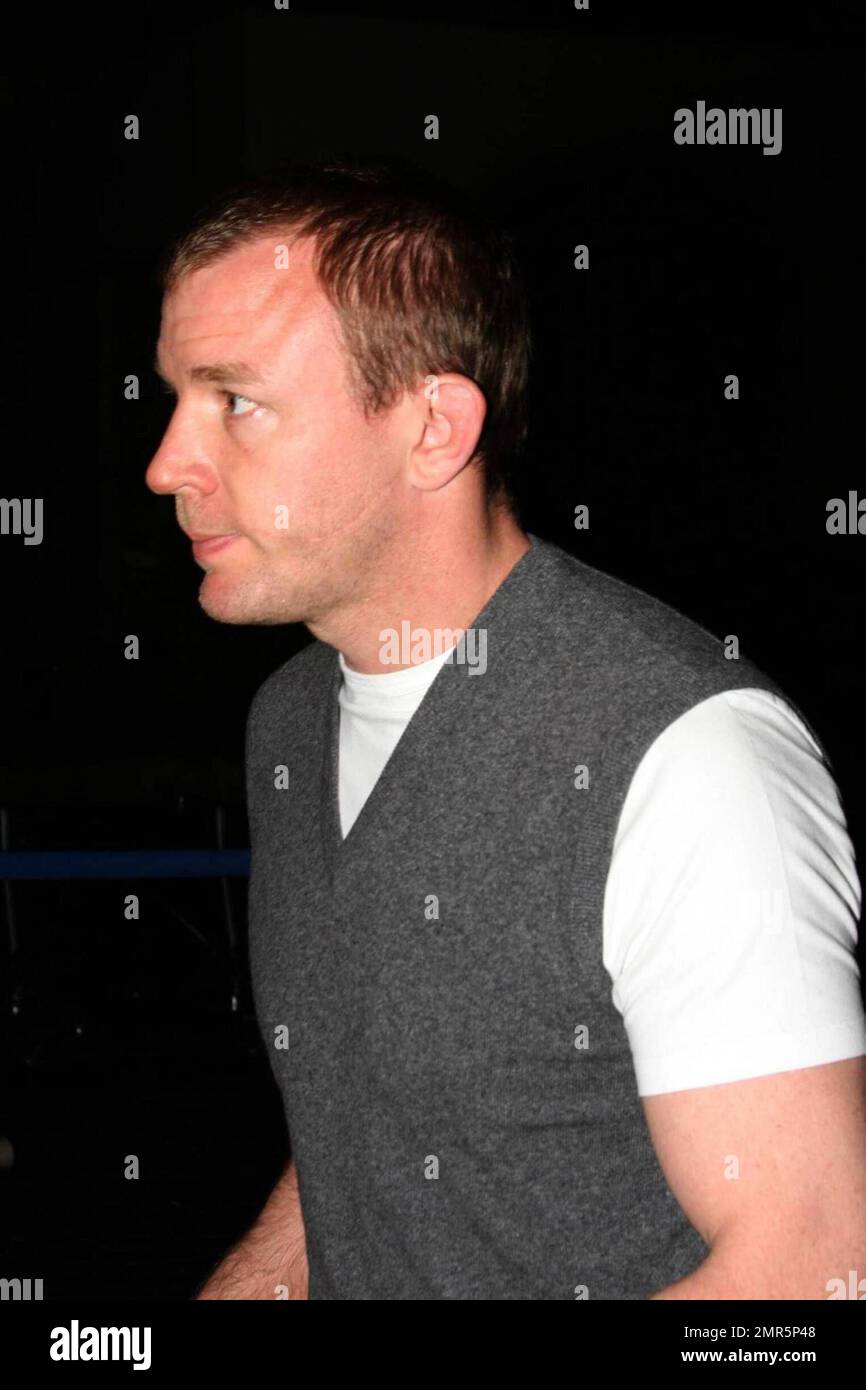 Guy Ritchie arrives at LAX after a flight from London. Madonna's ex was ...