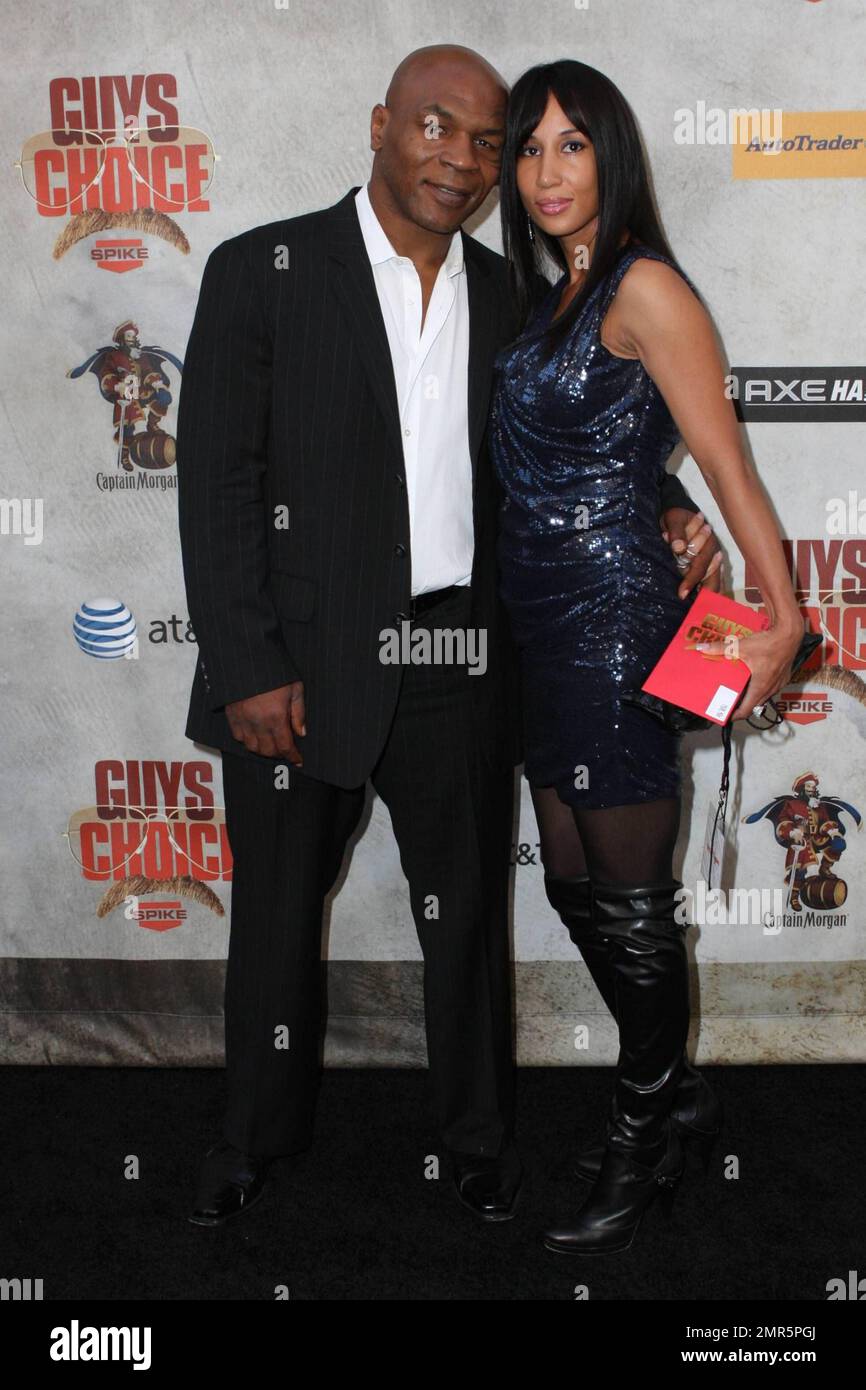 Mike Tyson and wife Lakiha Spicer arrive at Sony Pictures Studio for ...
