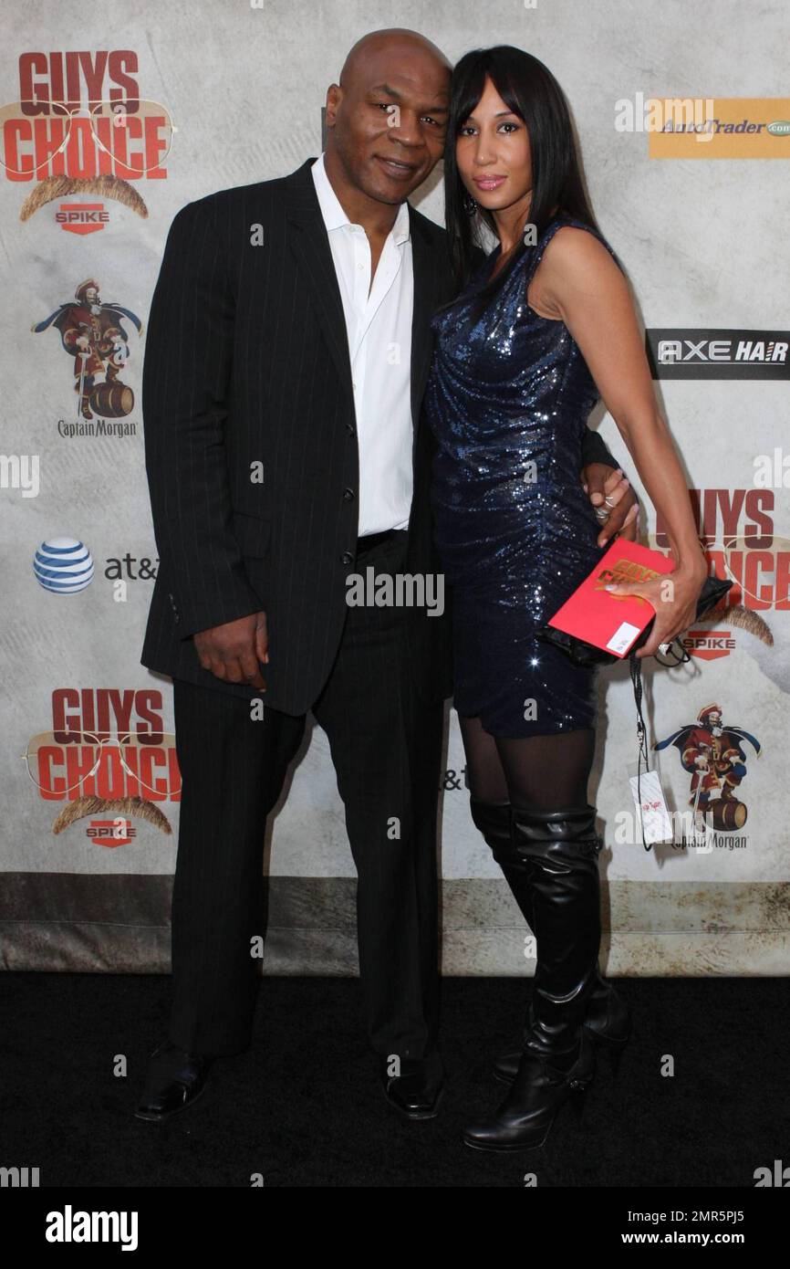 Mike Tyson and wife Lakiha Spicer arrive at Sony Pictures Studio for ...