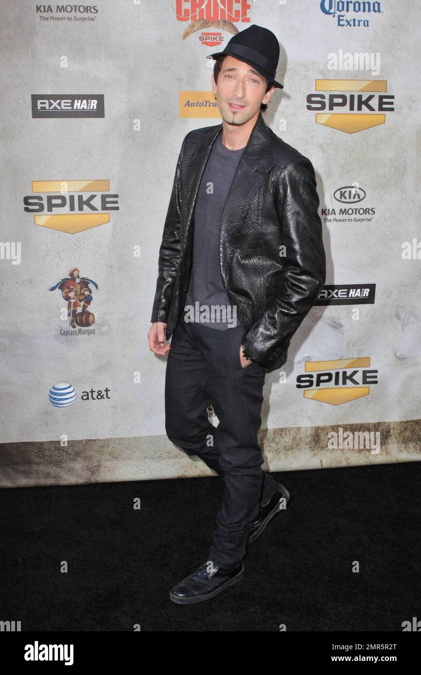 Adrien Brody arrives at Sony Pictures Studio for Spike TV's fourth ...