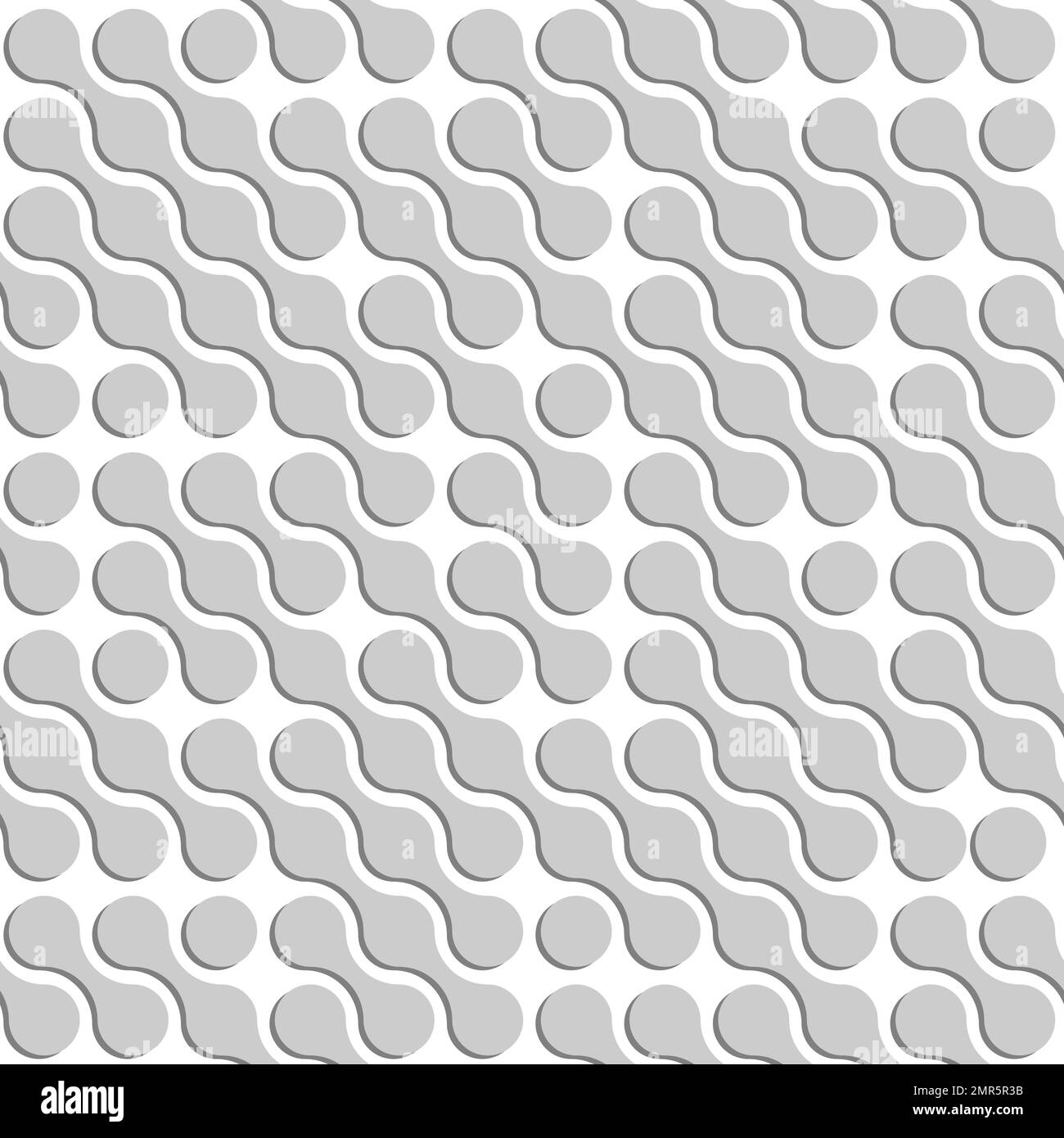 Abstract background of grey connected dots in diagonal arrangement on ...