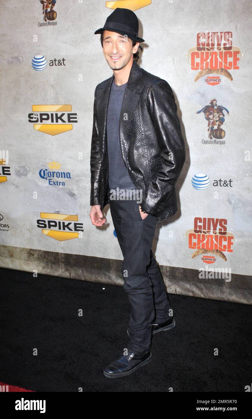 Adrien Brody arrives at Sony Pictures Studio for Spike TV's fourth ...