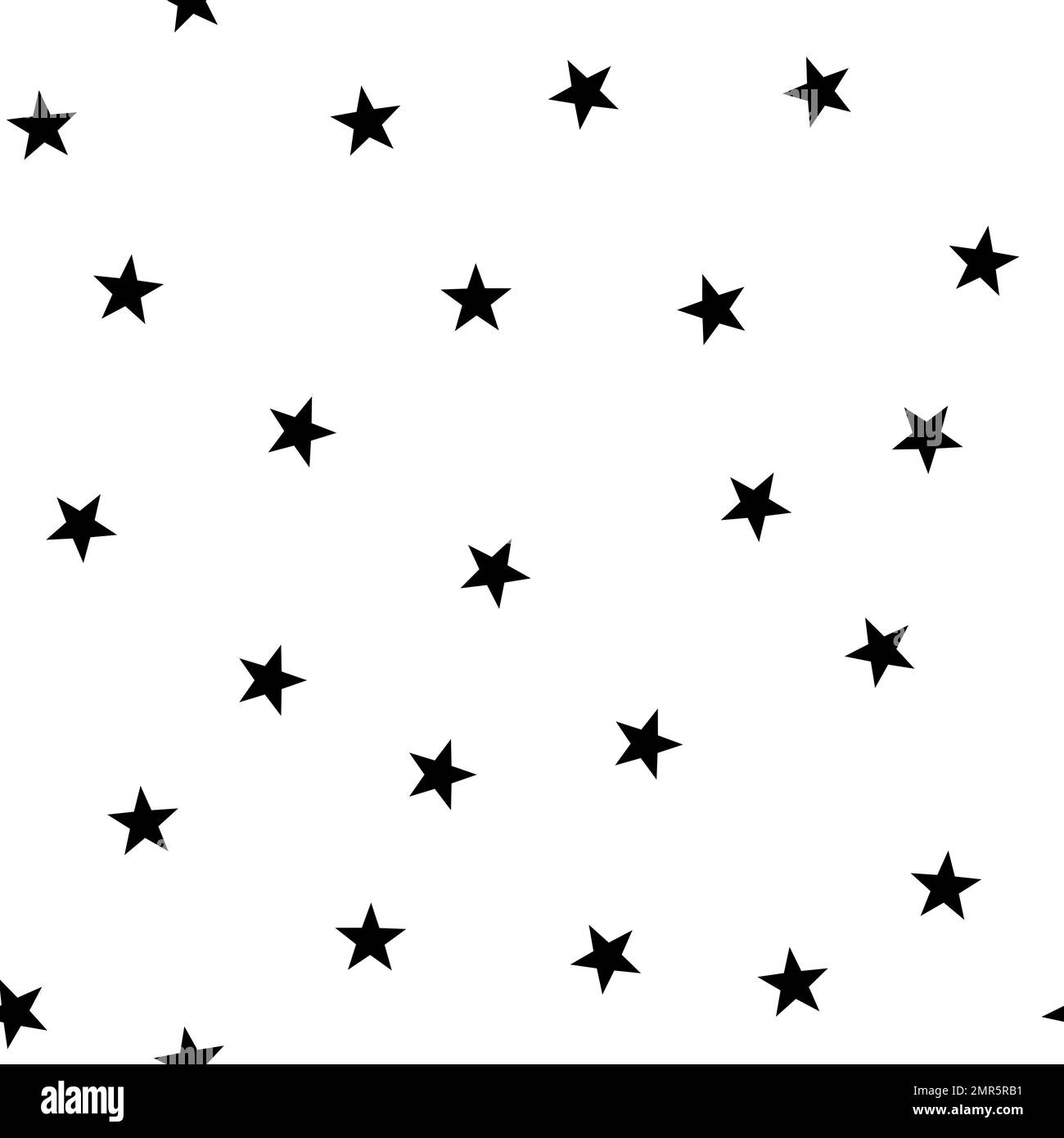 Black Star Space Background