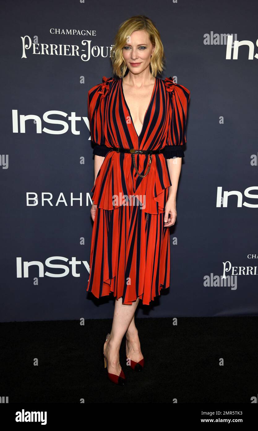 Actress Cate Blanchett, recipient of the Style Icon award, poses at the ...