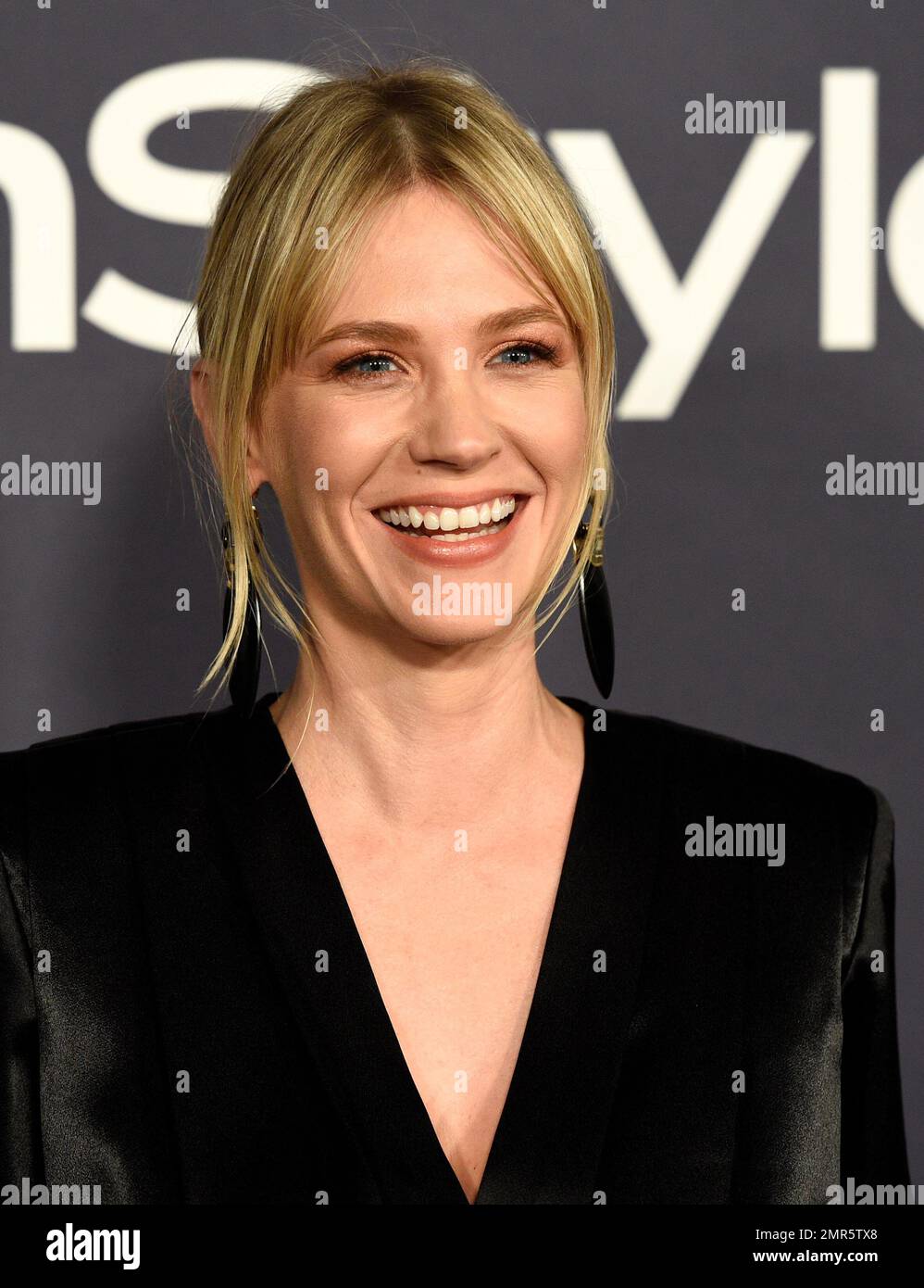 Actress January Jones poses at the 3rd Annual InStyle Awards at the ...
