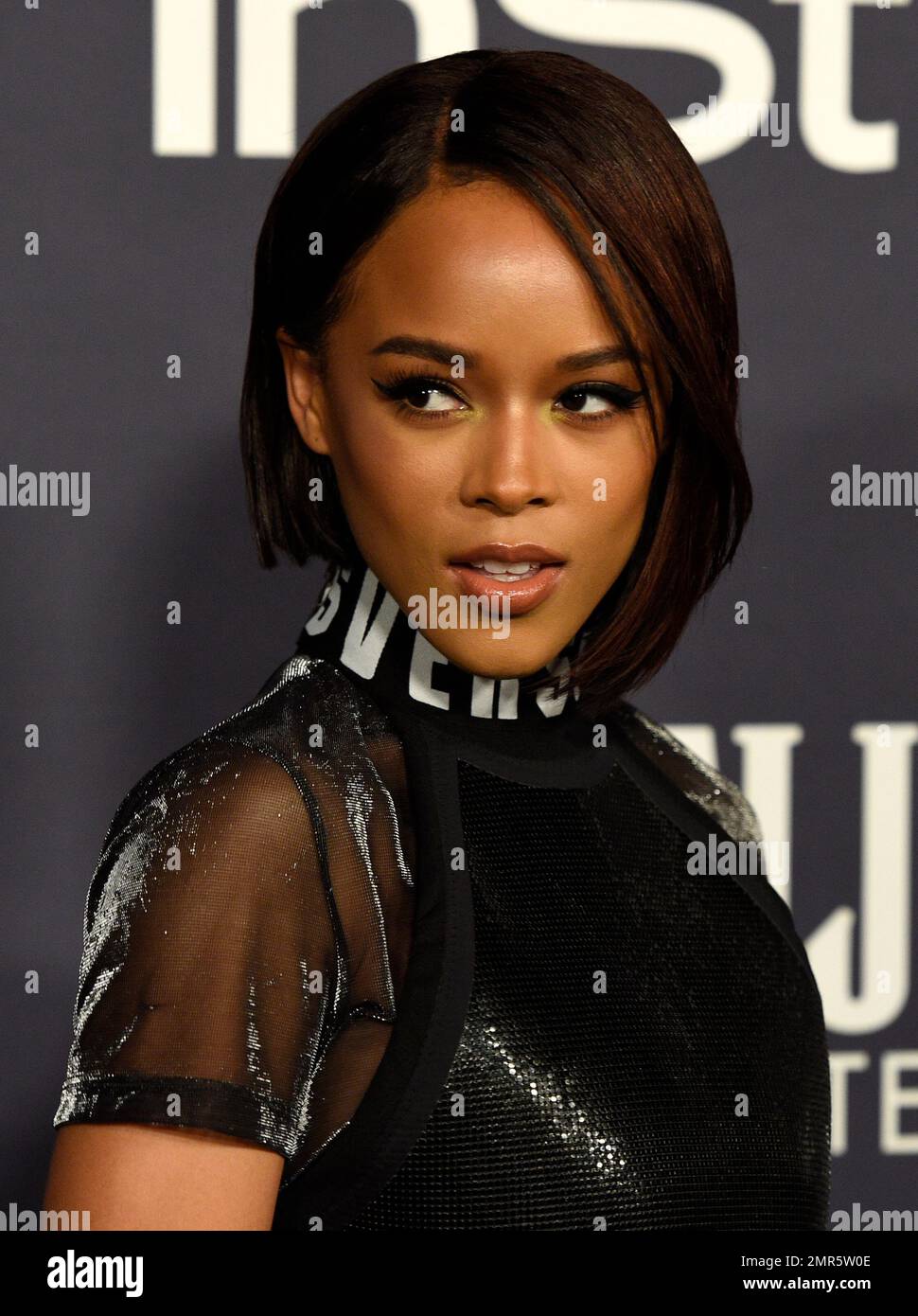 Singer Serayah poses at the 3rd Annual InStyle Awards at the Getty ...